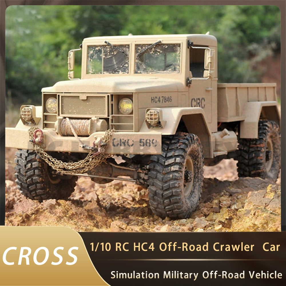 CROSS RC HC4 1/10 Off-road Vehicle Military Truck Crawler Car 4WD KIT ...