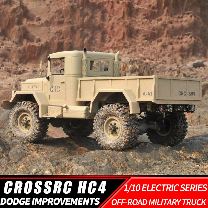 CROSS RC HC4 1/10 Off-road Vehicle Military Truck Crawler Car 4WD KIT ...
