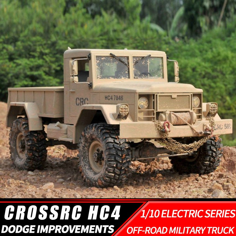 CROSS RC HC4 1/10 Off-road Vehicle Military Truck Crawler Car 4WD KIT ...
