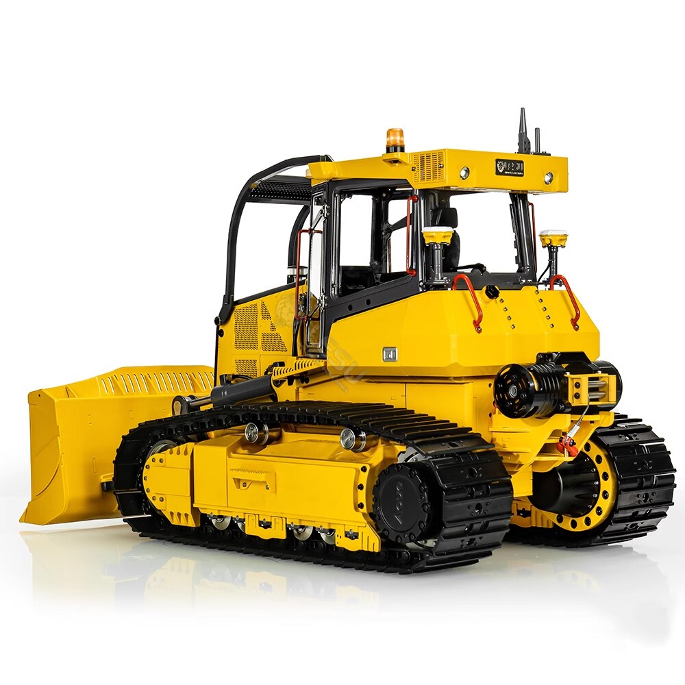 LESU Aoue 850 RC Bulldozer 1/14 Remote Control Bulldozer Hydraulic Me – AT 99 MODEL