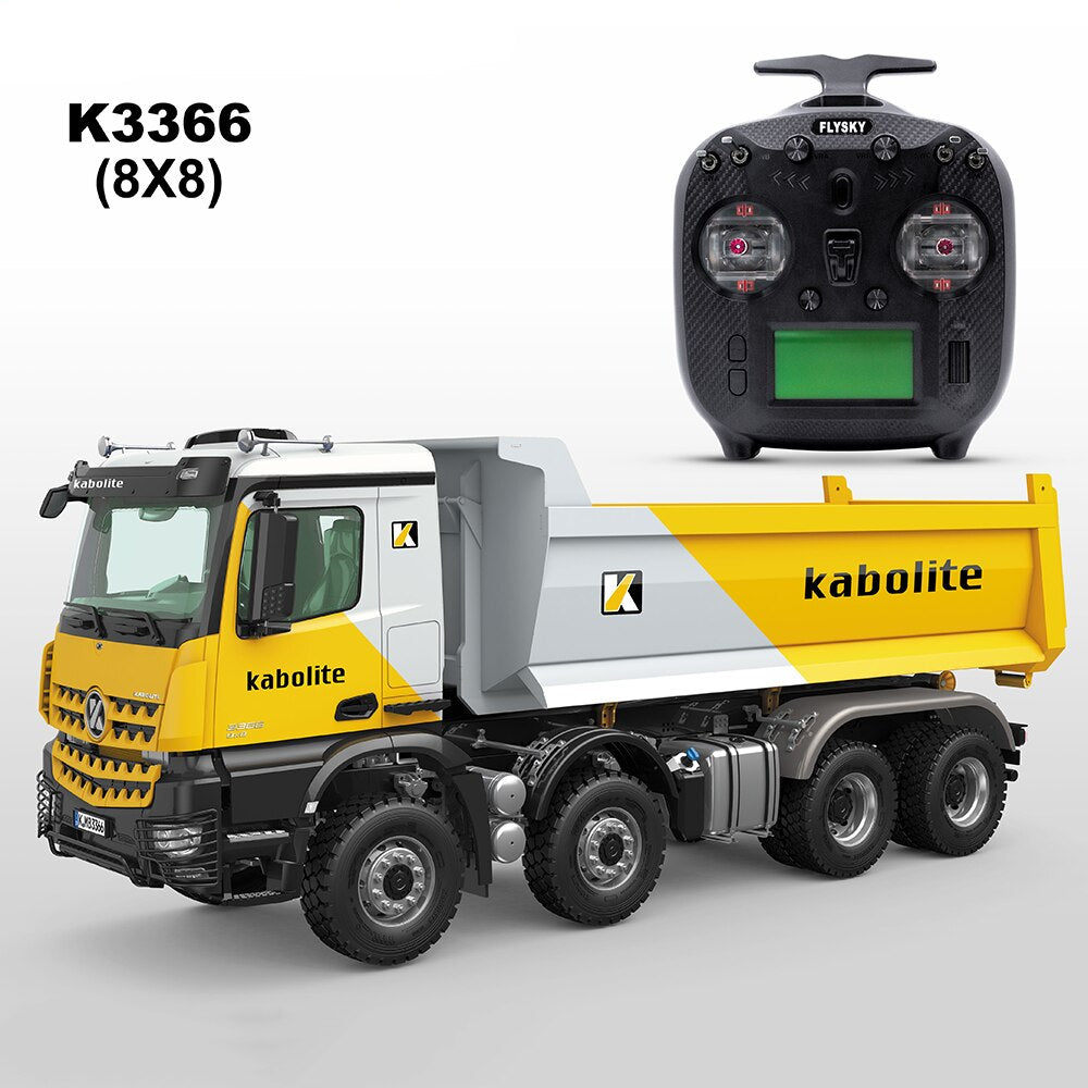 NEW RC K3366 K3365 1/14 8×8 Hydraulic Truck Model with Sound and Ligh ...