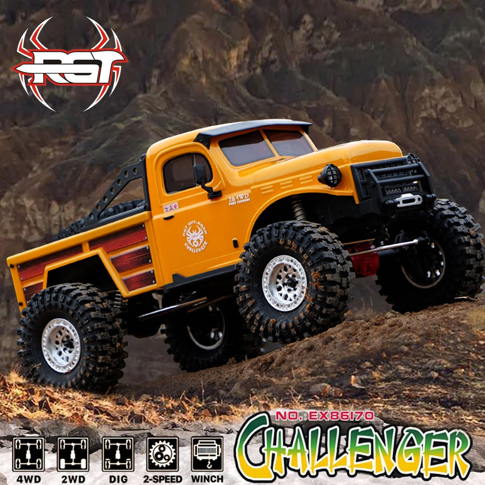 New RGT 1/10 EX86170 Challenger 4WD RTR RC Crawler Car 2.4GHZ Electri ...