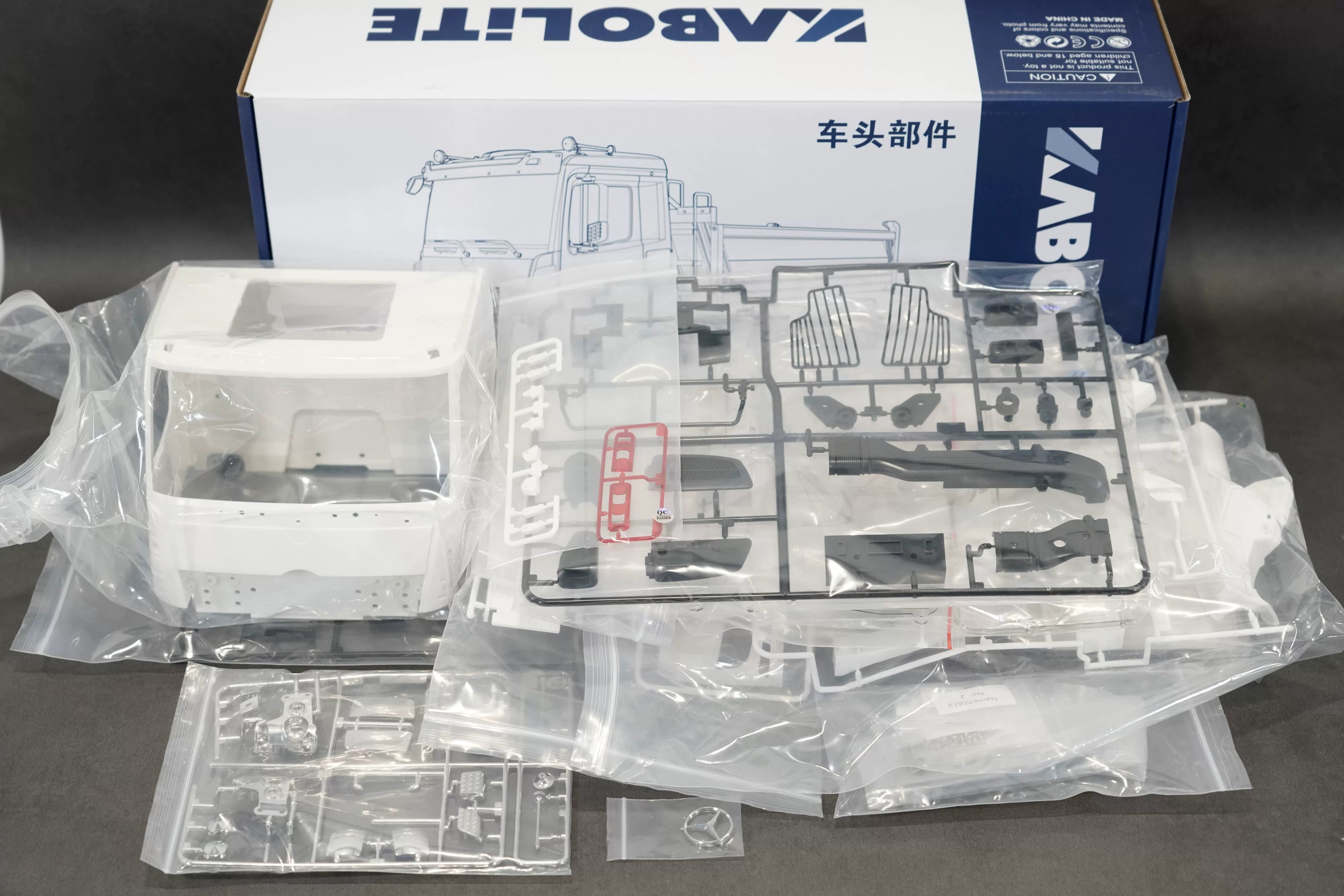 Kabolite 1/14 RC Hydraulic Dump Truck Cabin Shell & Body Parts for DIY ...