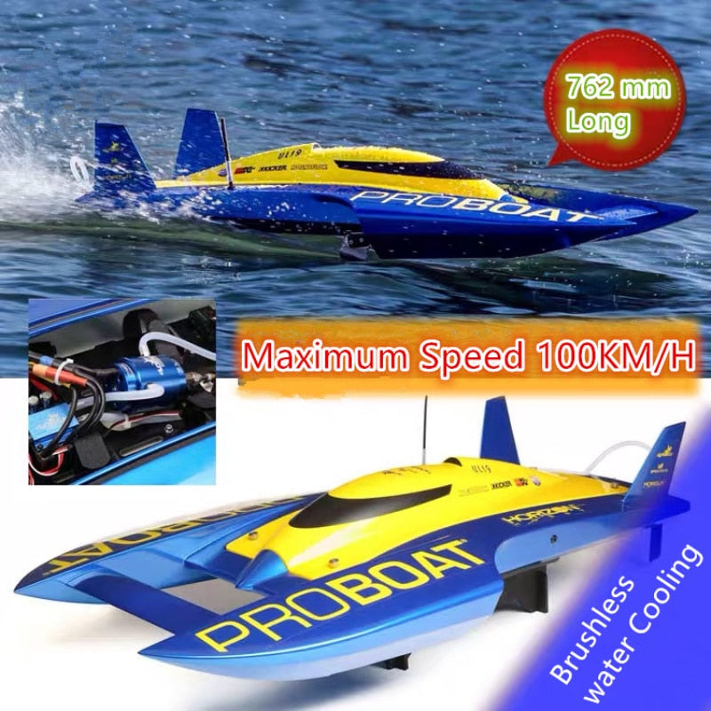 PROBOAT UL-19 Brushless RC Boat Seaplane Maximum Speed 100km/h High-s ...