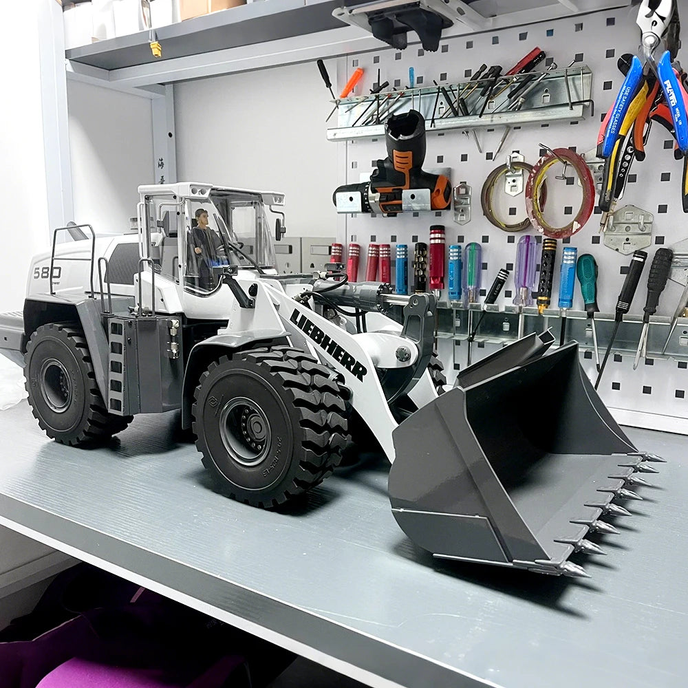 RC Loader 580 1/14 Hydraulic RC Loader Metal Model RTR Radio Remote C ...