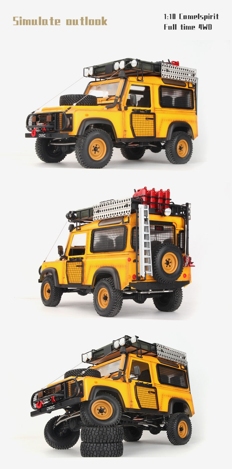 D1RC D90 Land Rover Defender 1/10 Metal RC Crawler - Camel Trophy ...