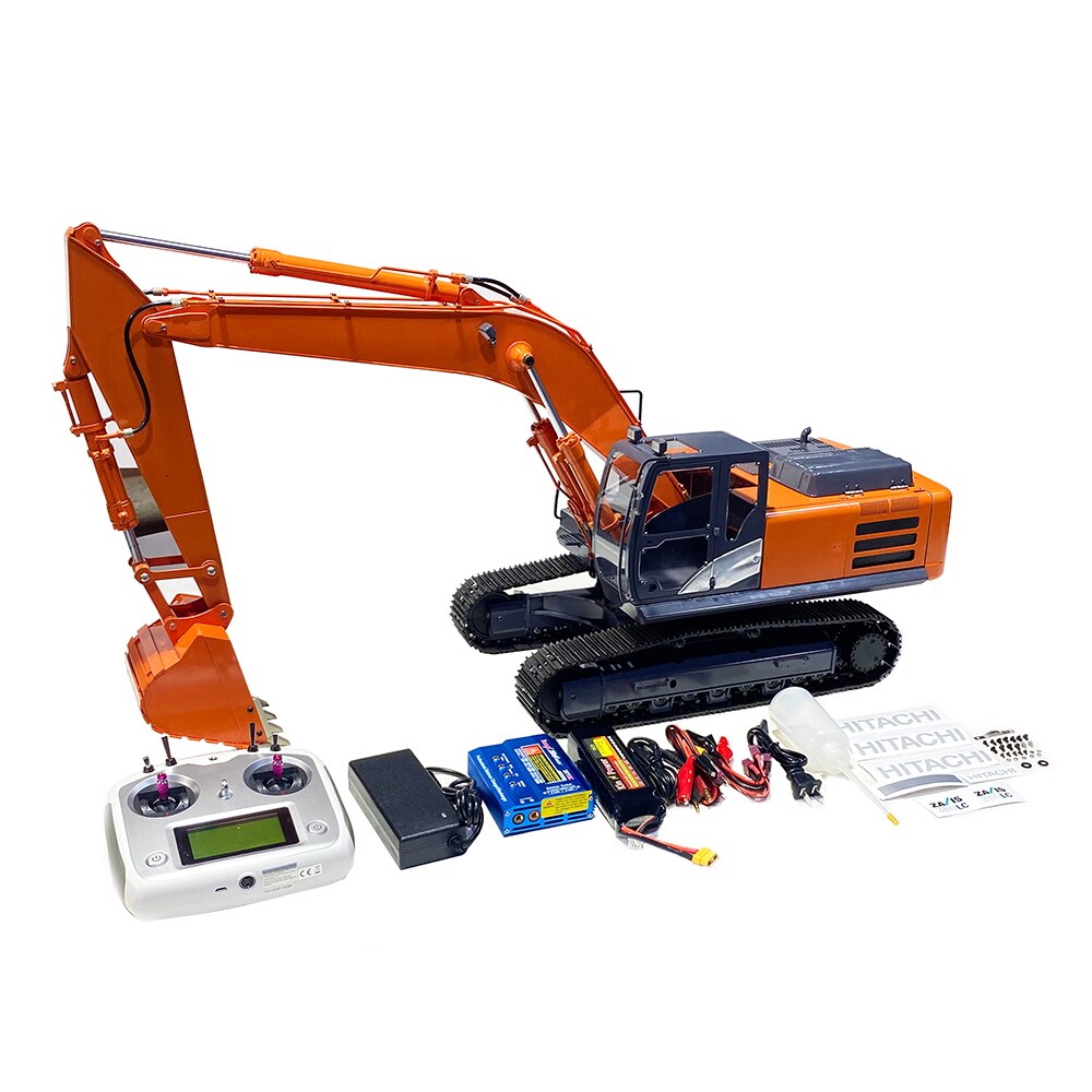 1/12 360 Hydraulic Excavator Model Metal Remote Control Construction M ...