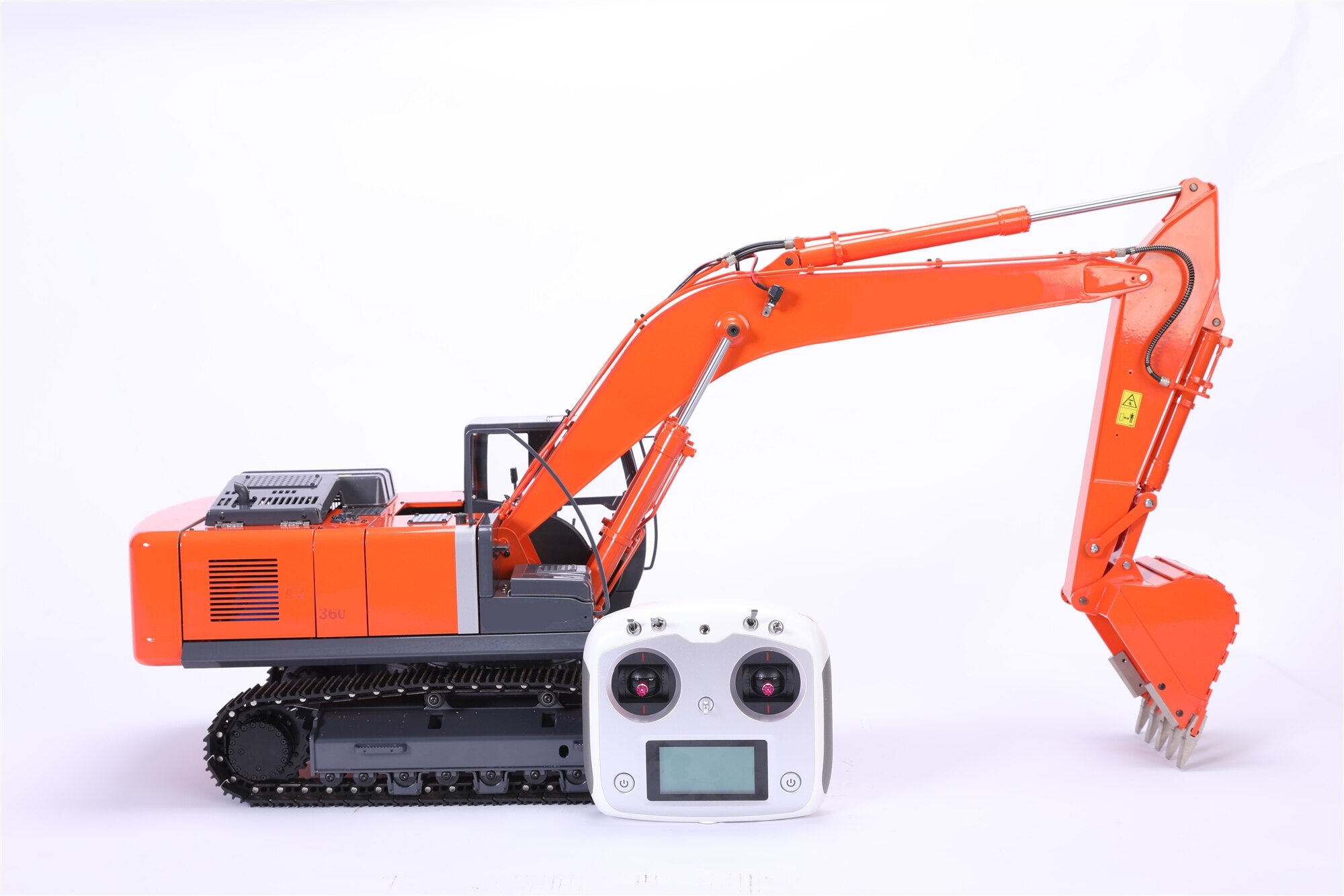 1/12 360 Hydraulic Excavator Model Metal Remote Control Construction M ...