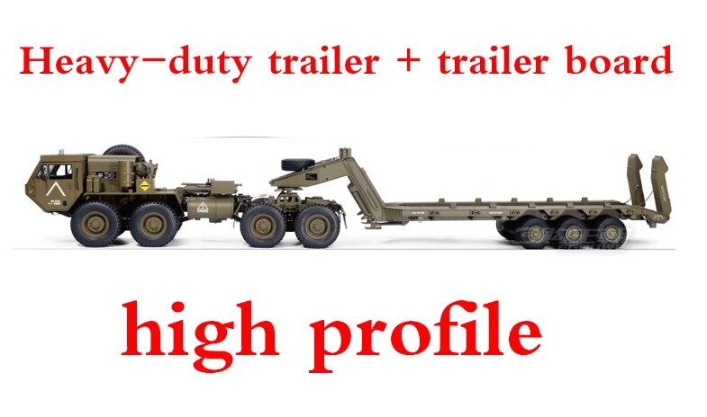 1/12 RC 8X8 Drive Military Truck Trailer Professional Electric Heavy ...