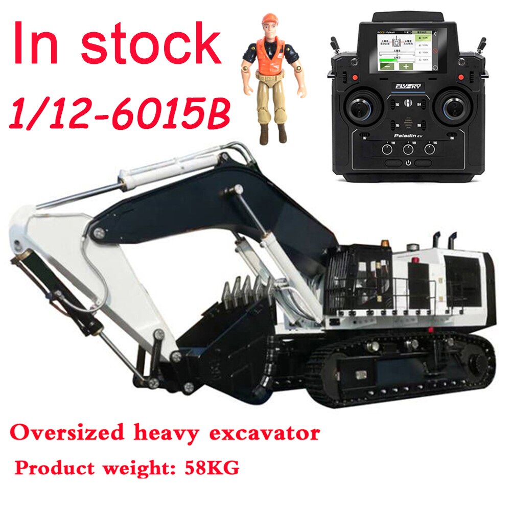 1/12 RC Hydraulic Excavator Oversized Heavy Duty Metal Model Excavato ...
