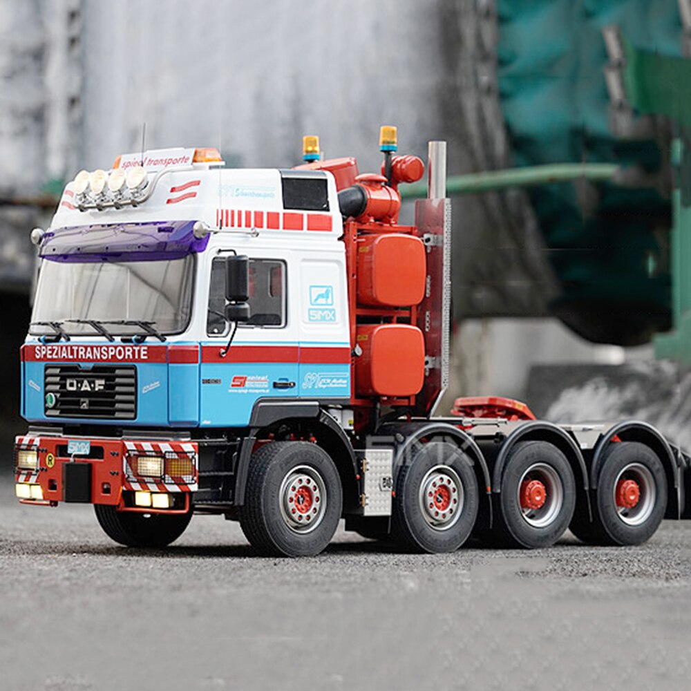 1/14 RC 8x4 Hydraulic Trailer MAN F2000 Heavy Duty Tractor with Diffe ...