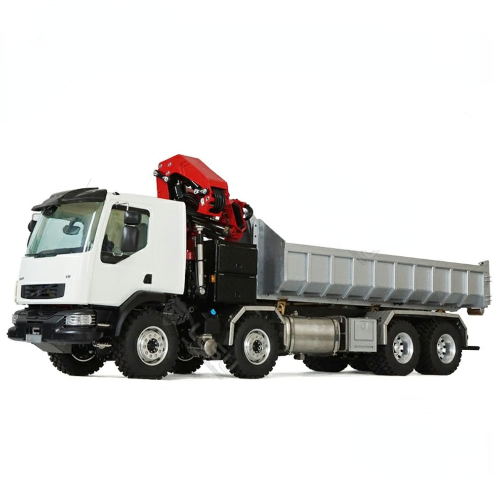 1/14 RC Hydraulic Crane Truck 8x8 RTR Metal RoRo Truck Mounted Crane ...