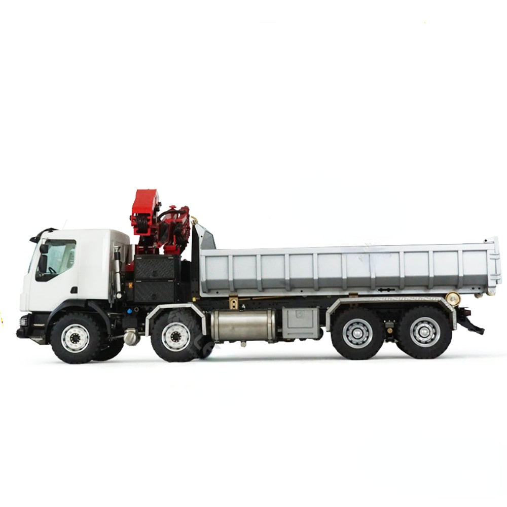 1/14 RC Hydraulic Crane Truck 8x8 RTR Metal RoRo Truck Mounted Crane ...