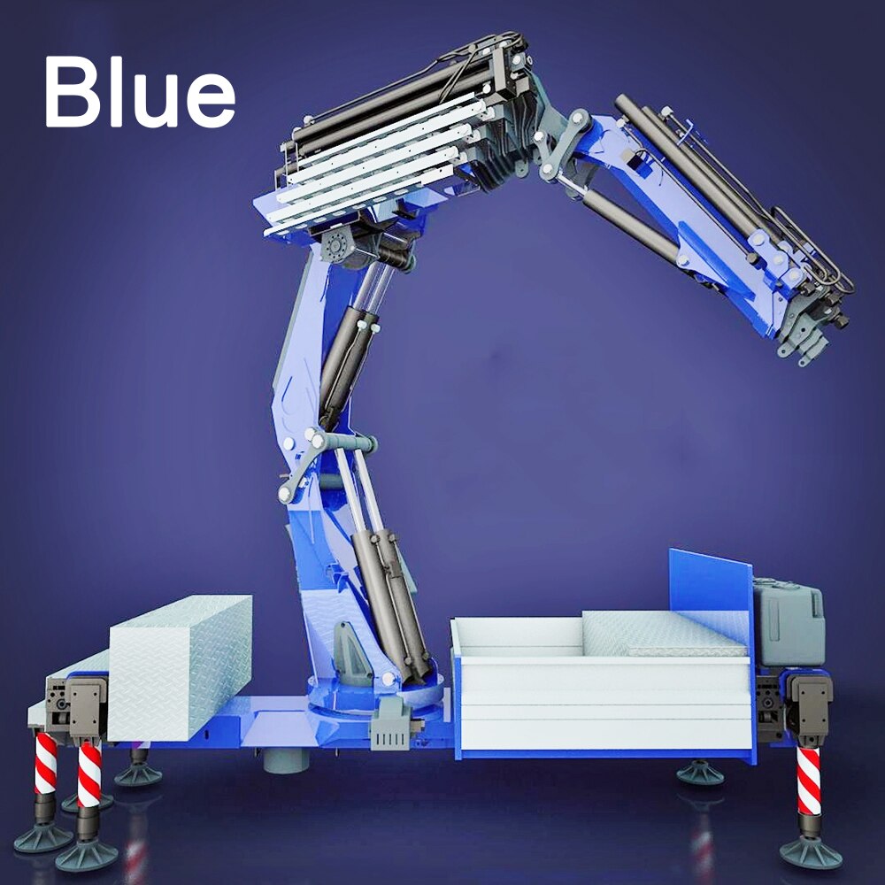1/14 RC Hydraulic Trailer Crane 8x8 Metal Model RTR Version RC Constr ...