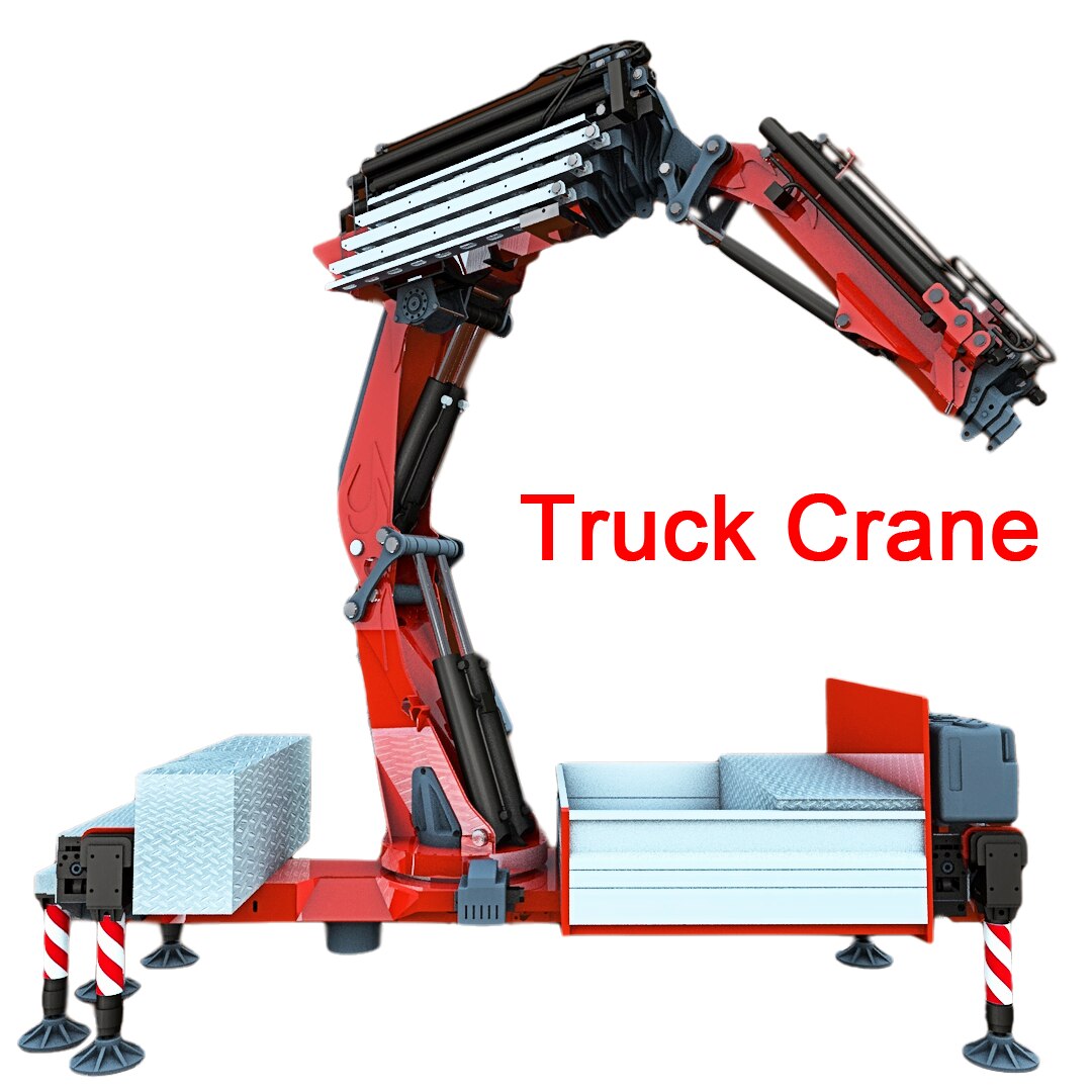 1/14 RC Hydraulic Trailer Crane 8x8 Metal Model RTR Version RC Constr ...