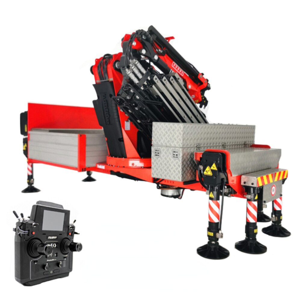 1/14 RC Hydraulic Trailer Crane 8x8 Metal Model RTR Version RC Constr ...