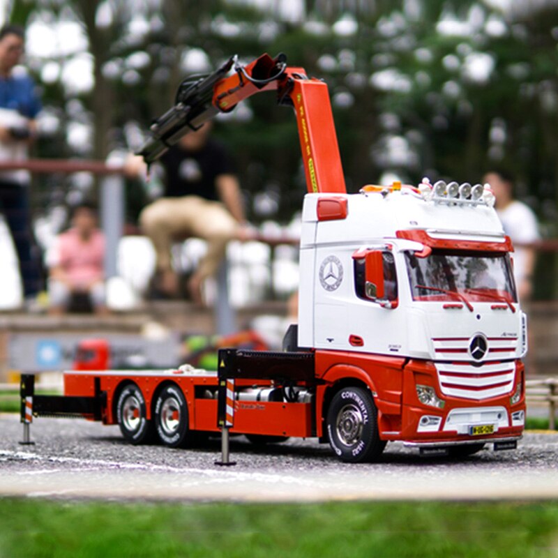 1/14 Truck Mounted Crane Remote Control Hydraulic Heavy Truck Crane M ...