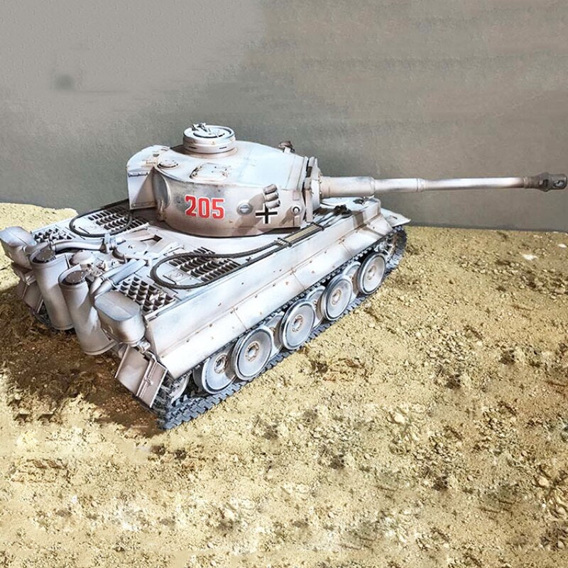 1/16 Remote Control Tiger Heavy Tank Customized Metal Painting Modif ...