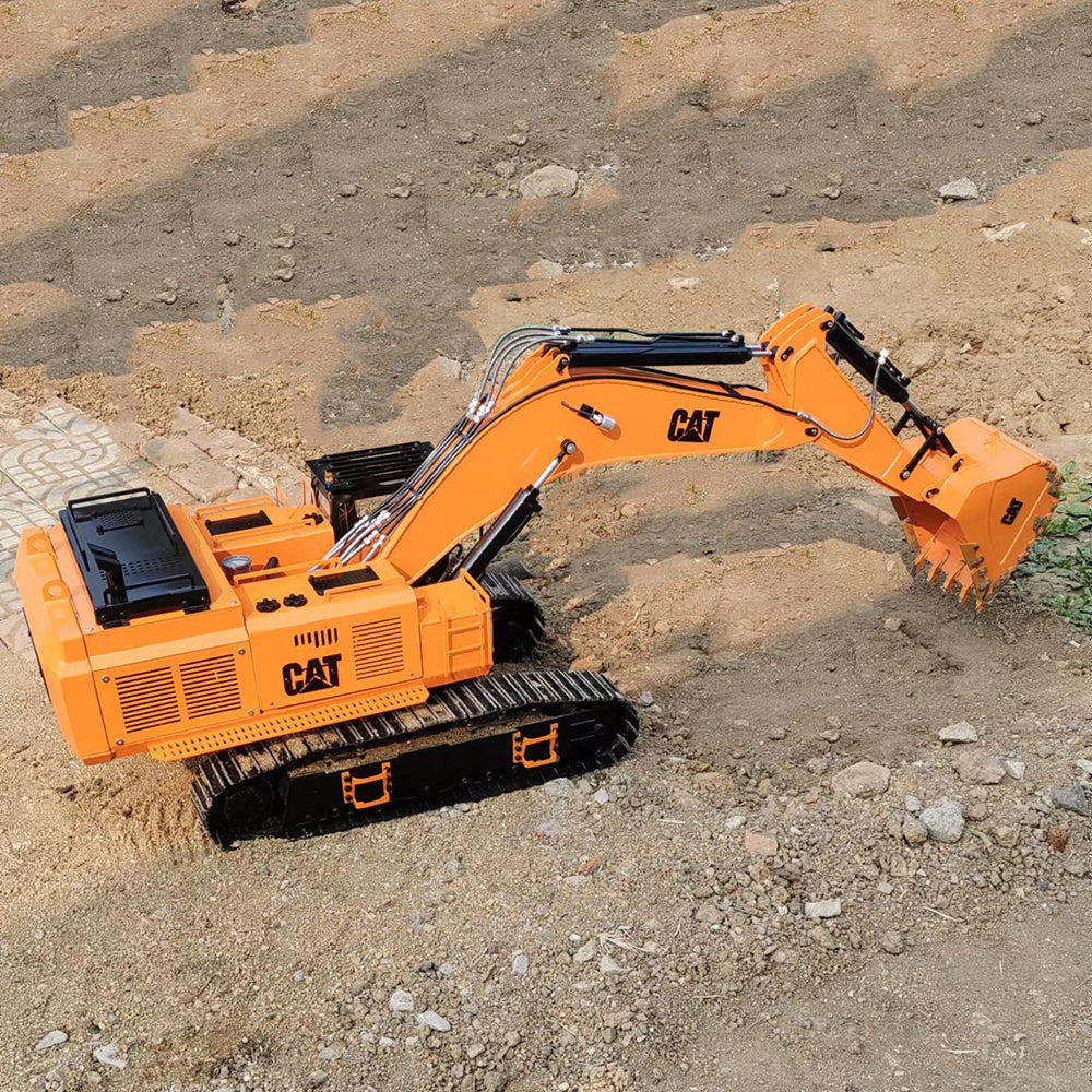 1/8 Remote Control Hydraulic Excavator 390D Model Heavy-duty Simulati ...