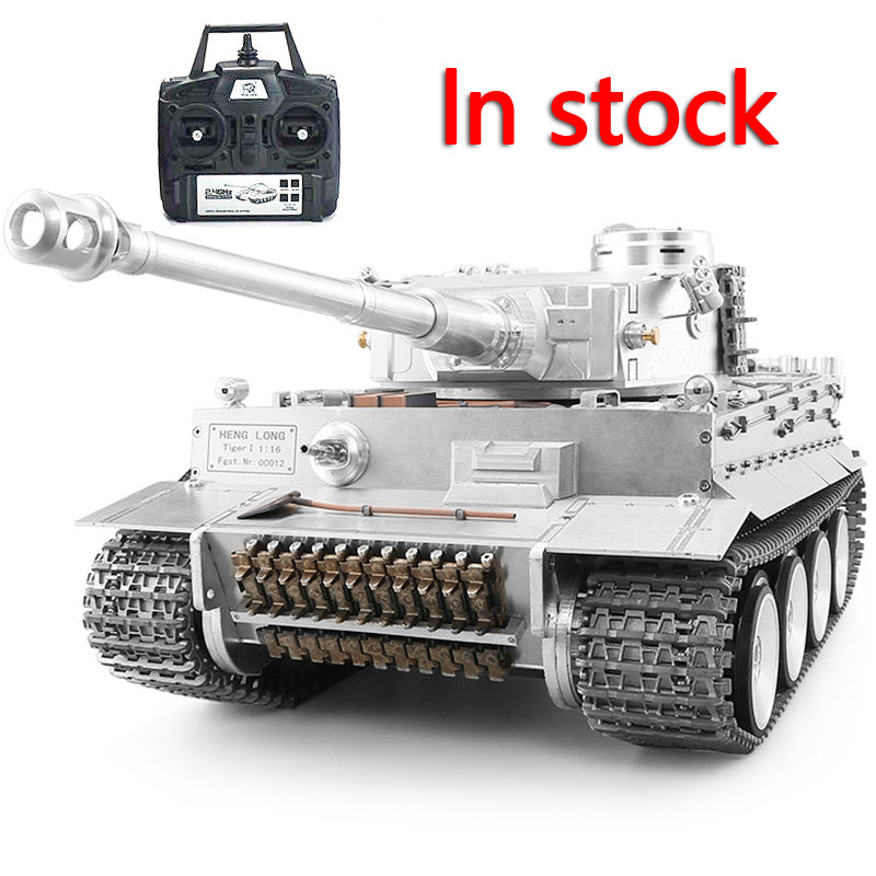 1/16 Full Metal Remote Control Tank Model Electric Sound and Light He ...