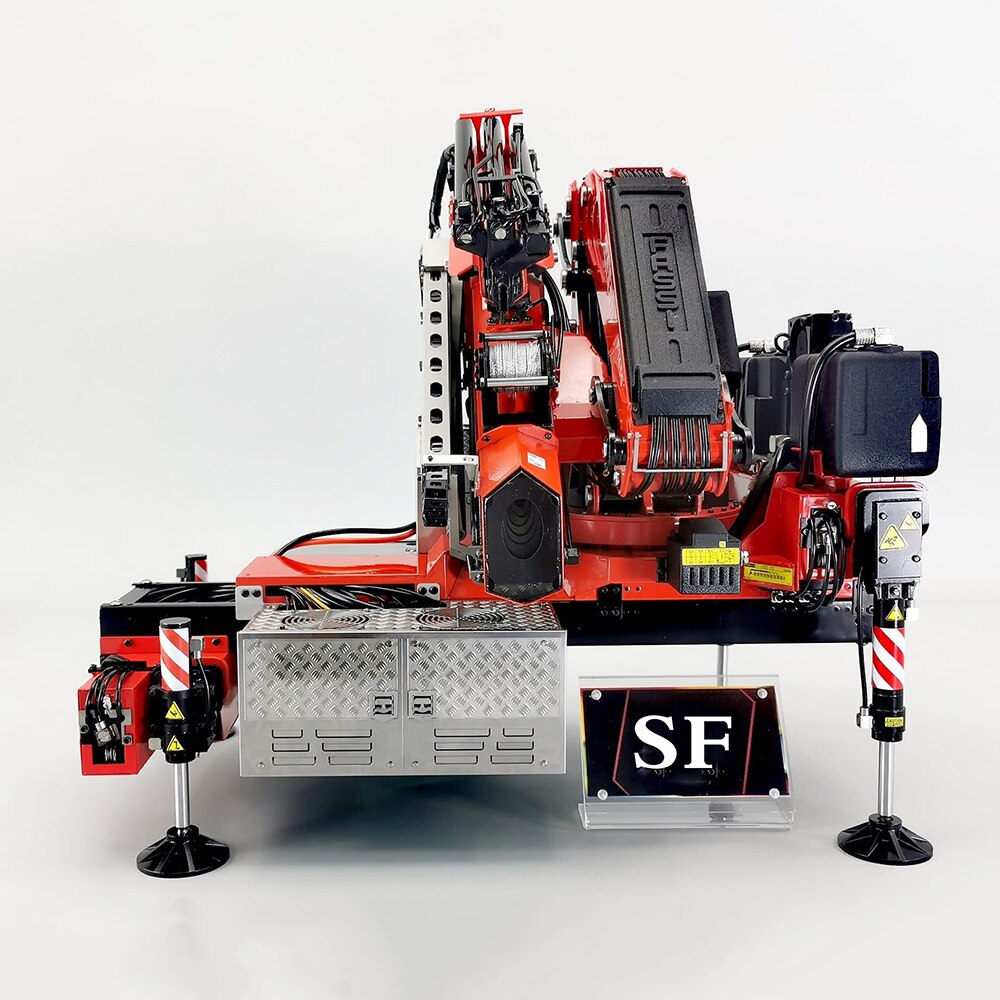 F1650 Heavy Duty Truck Mounted Crane 1/14 RC Hydraulic Truck Mounted ...
