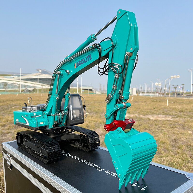 In Stock New 1/14 RC Hydraulic Excavator Metal Model K350 with Lights ...