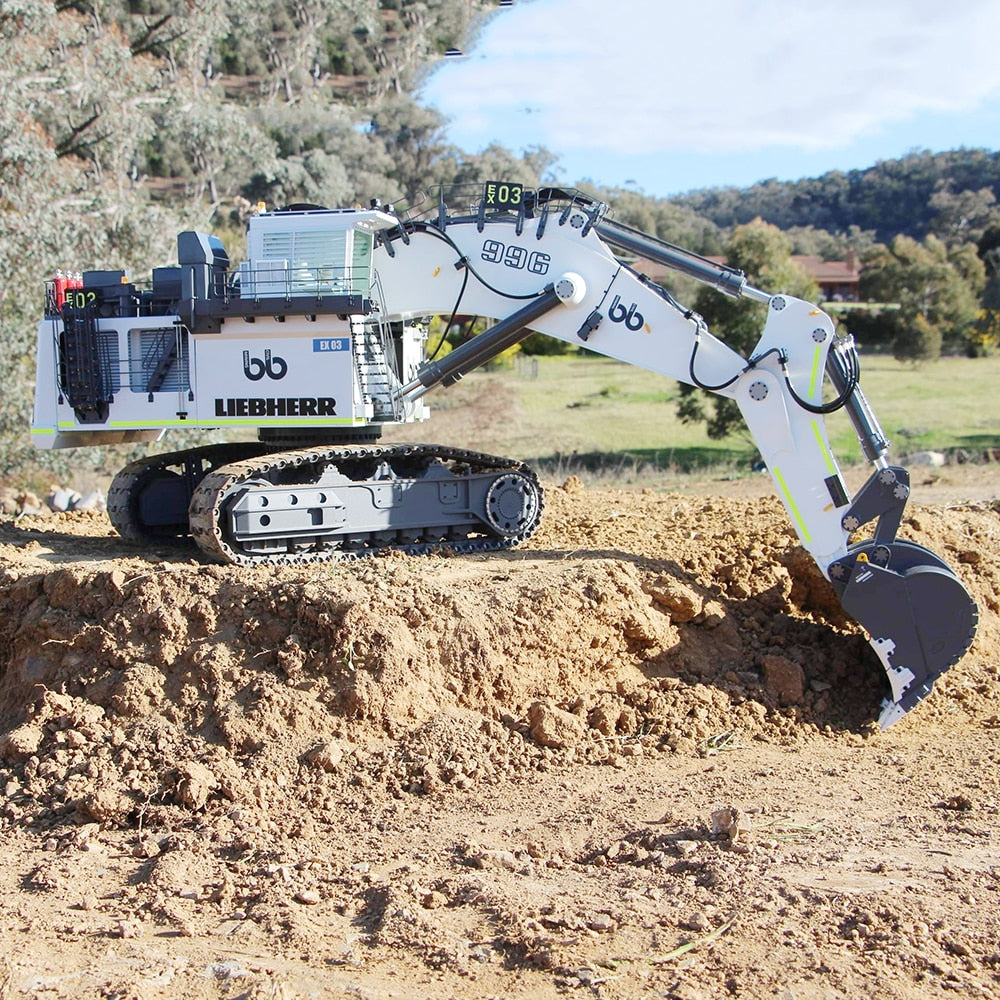 Liebherr 996 1/20 RC Hydraulic Excavator Metal Heavy Engineering Mode ...