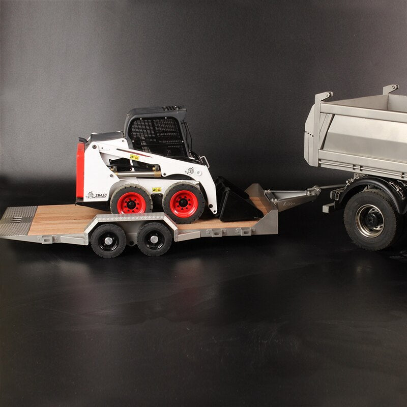 Metal Trailer Board 1/14 Transport Truck Small Trailer Small Construc ...