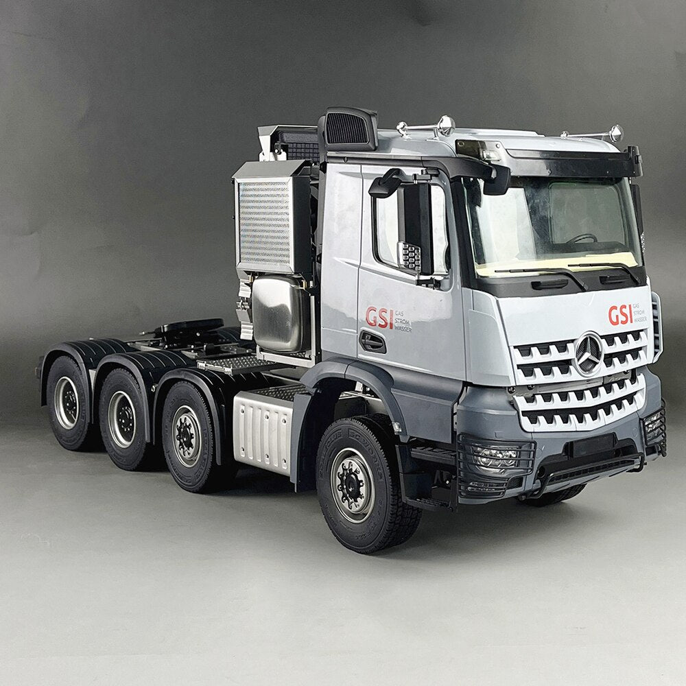 New 1/14 RC 8x8 Heavy Duty Trailer RTR 3363 Metal Tractor Truck Engin ...