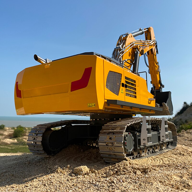 1/14 KABOLITE Model K970 Metal Hydraulic Excavator Simulation Remote C ...